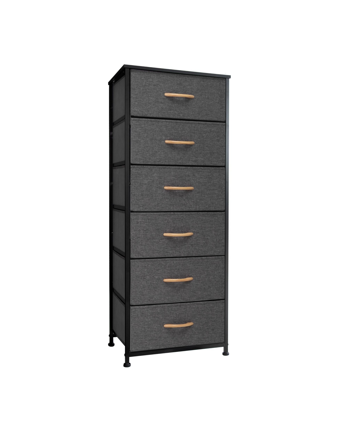 Click here for Steel and Fabric Six-Drawer Chest for Bedroom Clos... prices