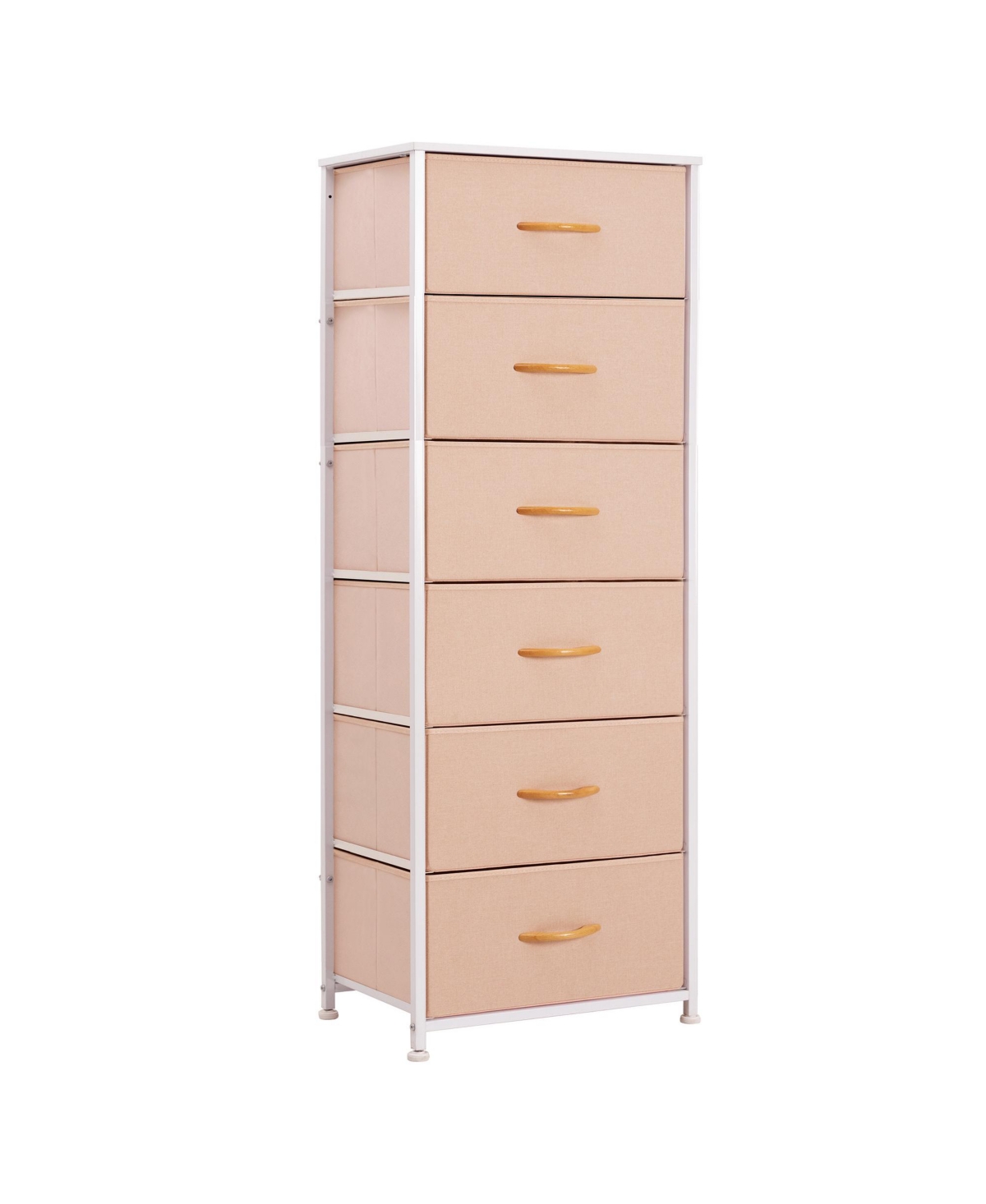 Click here for Steel and Fabric Six-Drawer Chest for Bedroom Clos... prices