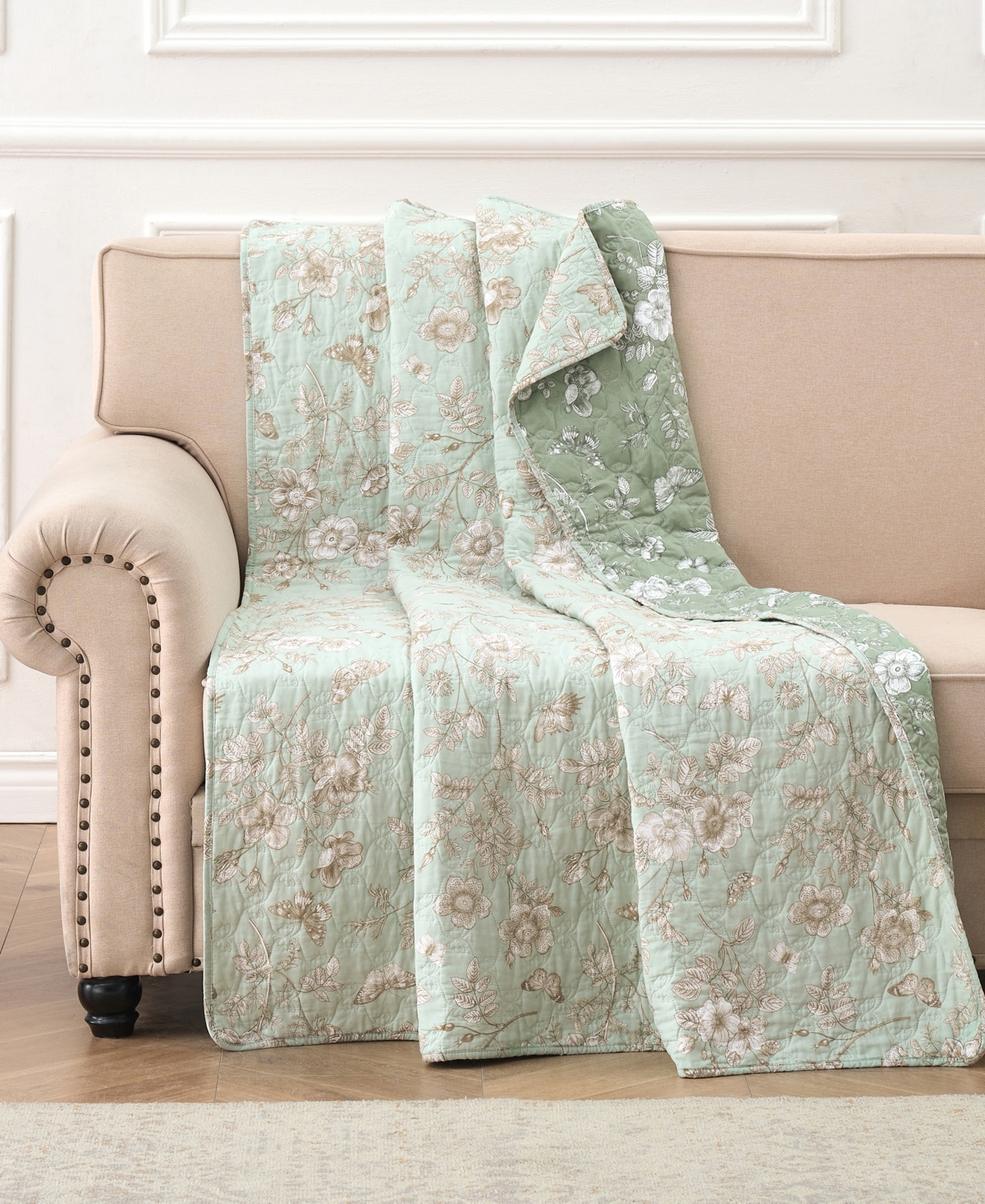 Click here for Greenland Home Fashions Cotton Reversible Quilted... prices