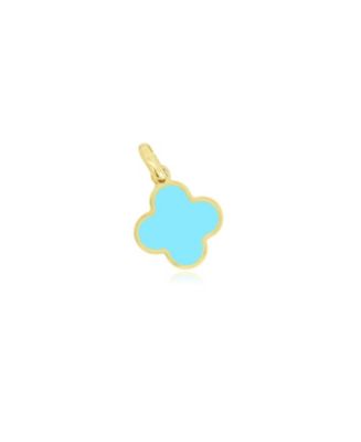 The Lovery Turquoise Clover Charm 14 millimeters - Macy's
