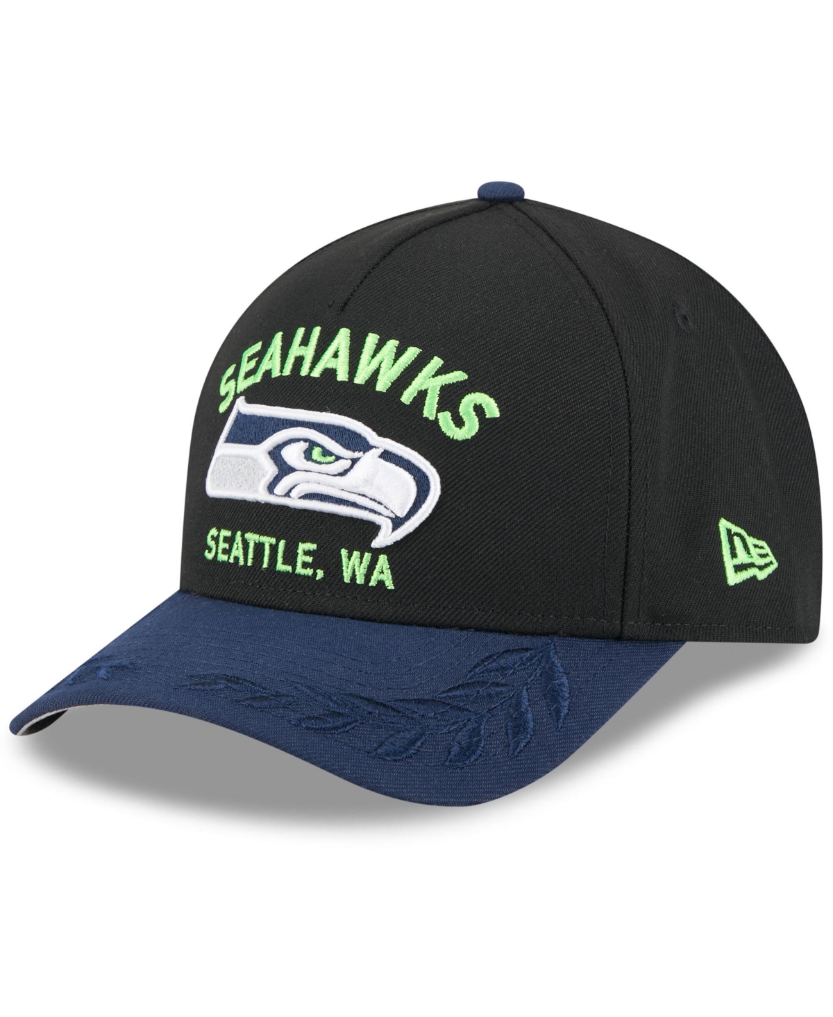 Click here for New Era Mens Black/ College Navy Seattle Seahawks... prices