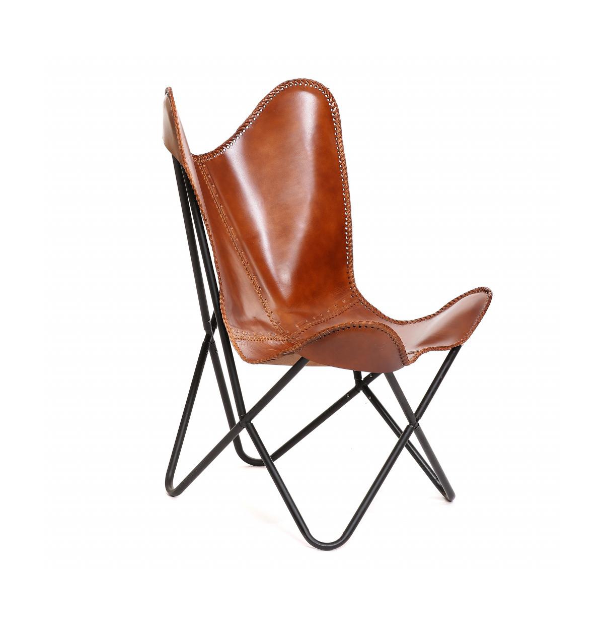 Click here for Leather Butterfly Chair – Vintage-Inspired... prices