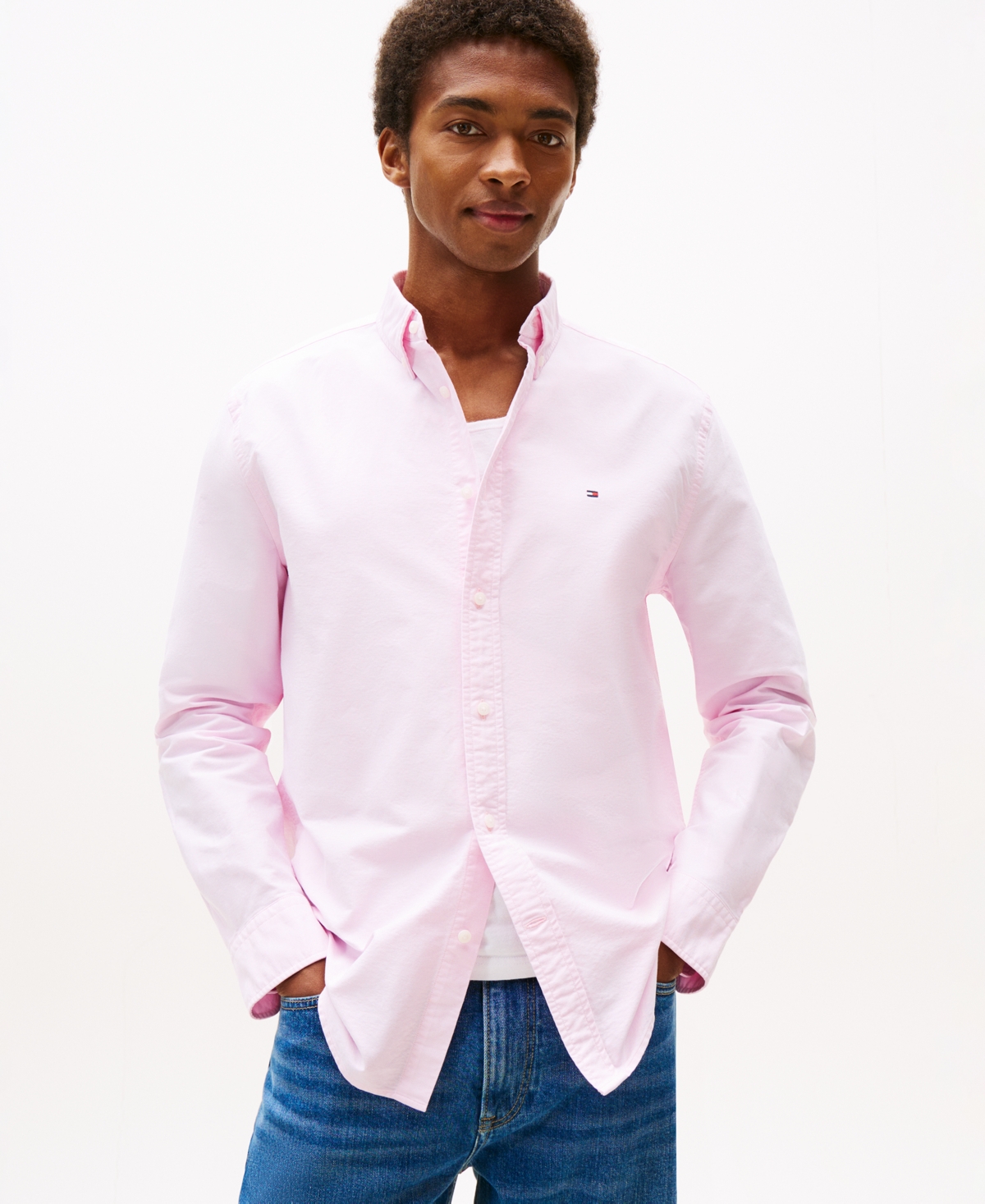 Click here for Tommy Hilfiger Mens Regular-Fit Heritage Oxford Sh... prices