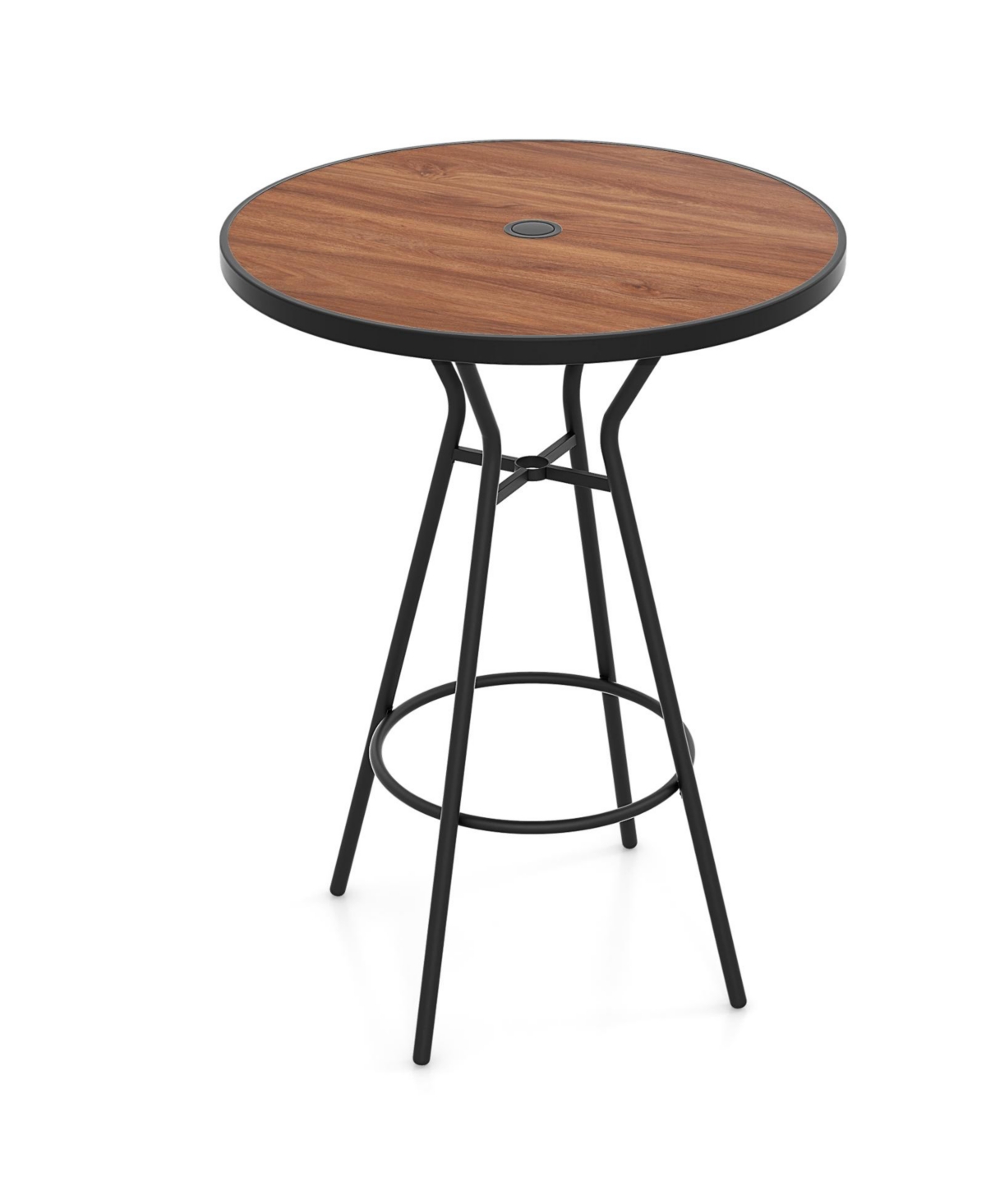 Click here for Outdoor Bar Table with Wood-Like Tabletop for Back... prices