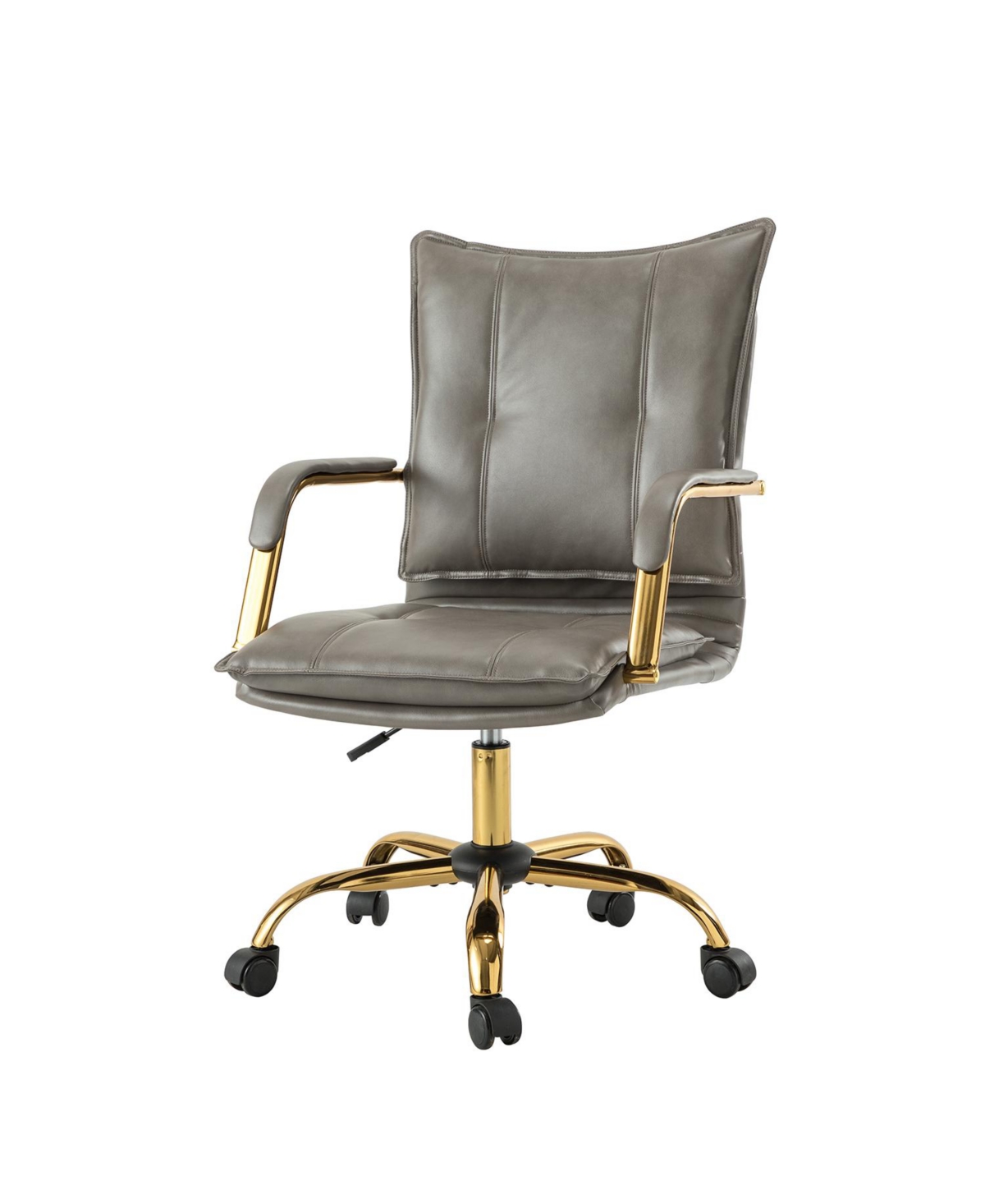 Click here for Modern Home Office Desk Chair with Golden Legs - G... prices