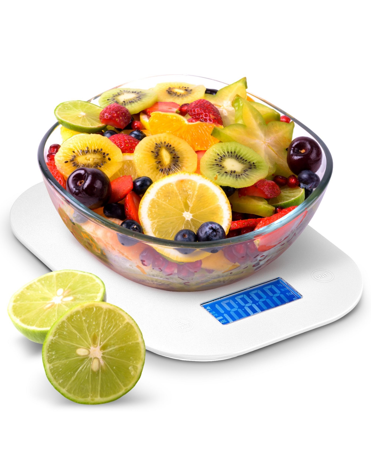 Click here for Cheer Collection Kitchen Scale - Red - White prices