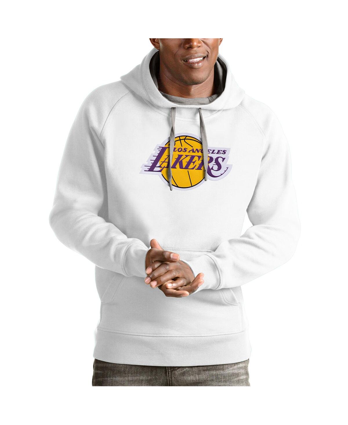 Click here for Antigua Mens White Los Angeles Lakers Team Logo Vi... prices