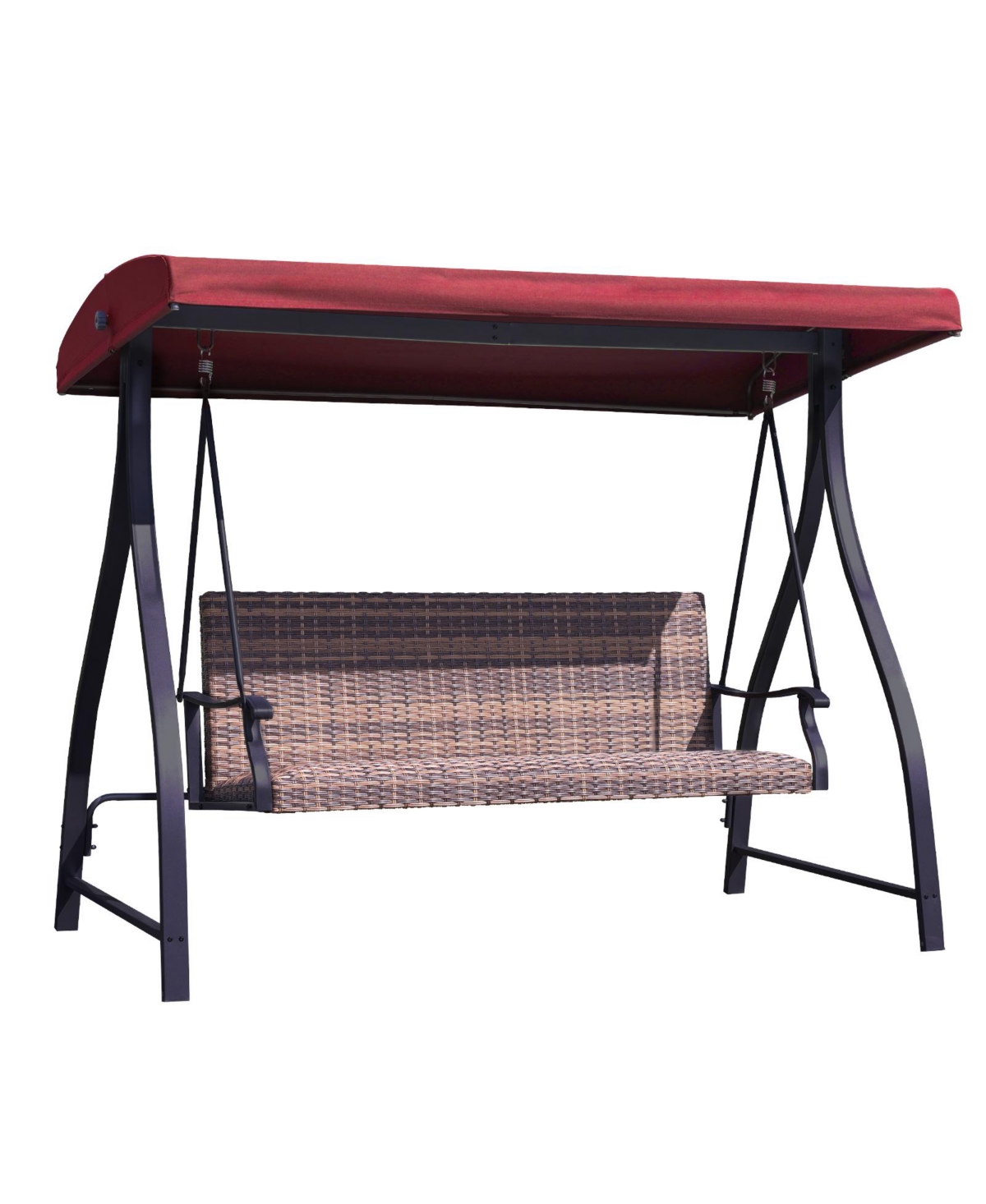 Click here for Aoodor Outdoor Rattan Patio Swing with Adjustable... prices