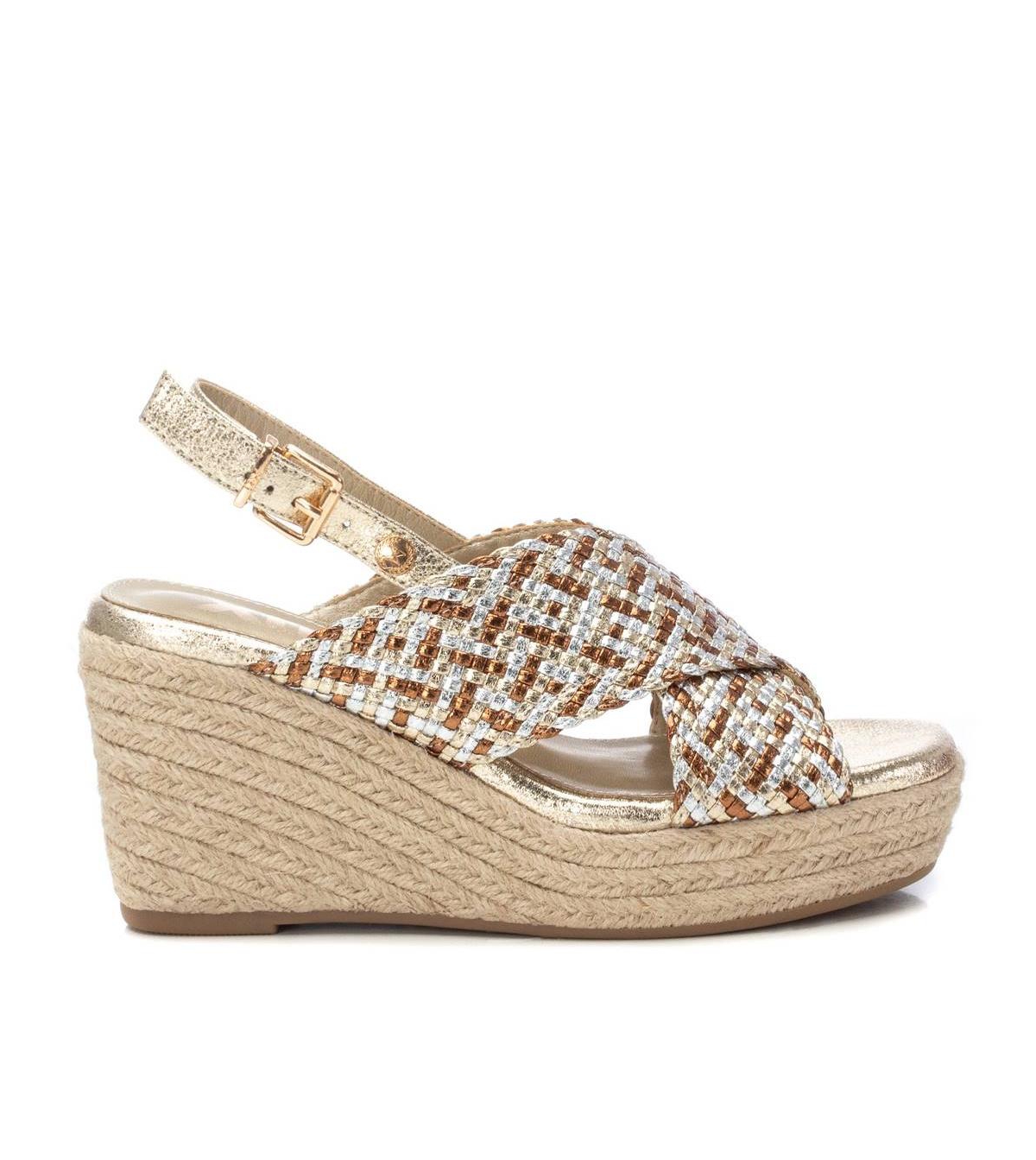 Click here for Womens Wedge Sandals By Xti - Gold prices