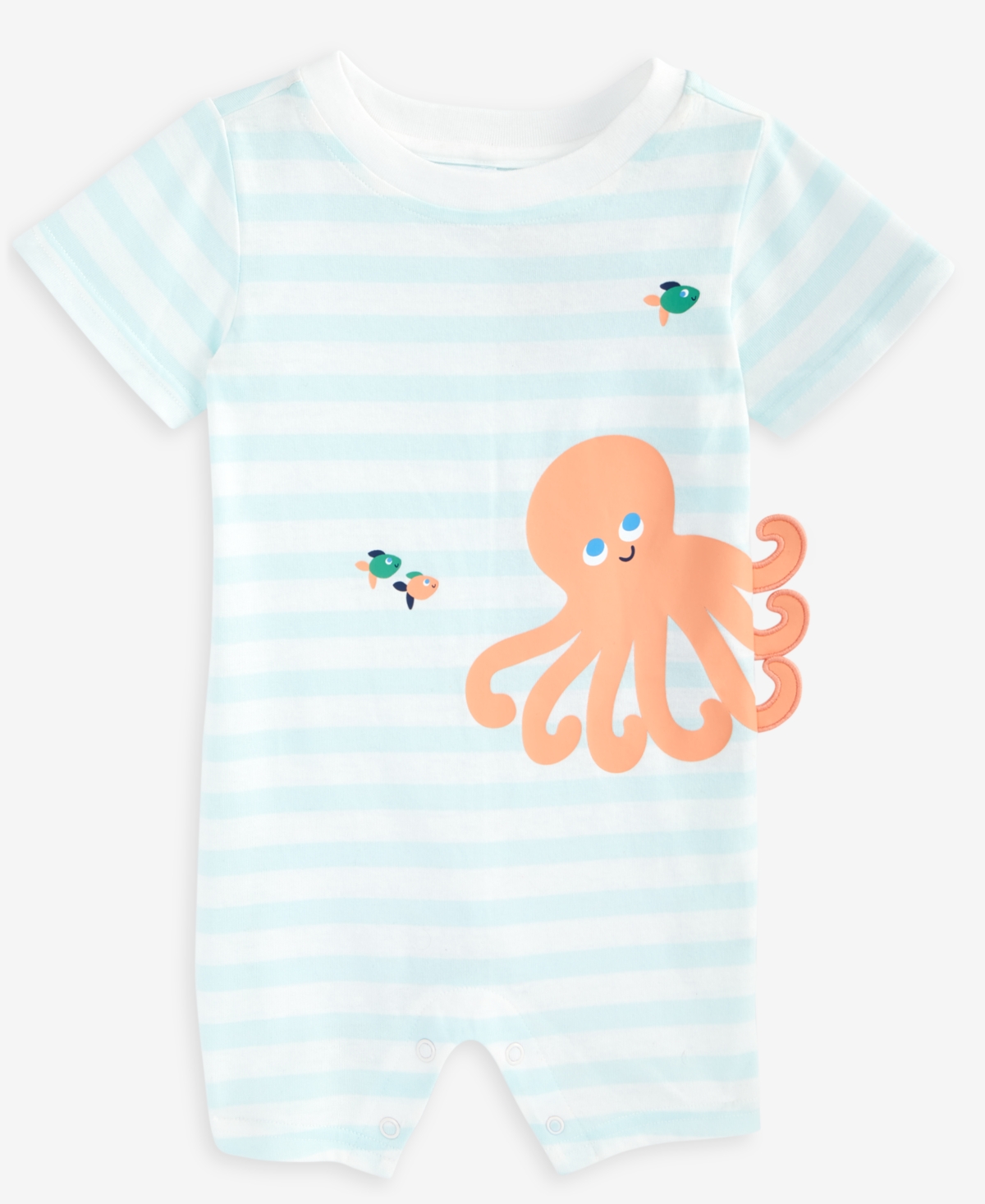 Click here for Baby Boys Octopus Graphic Striped Sunsuit  Exclusi... prices