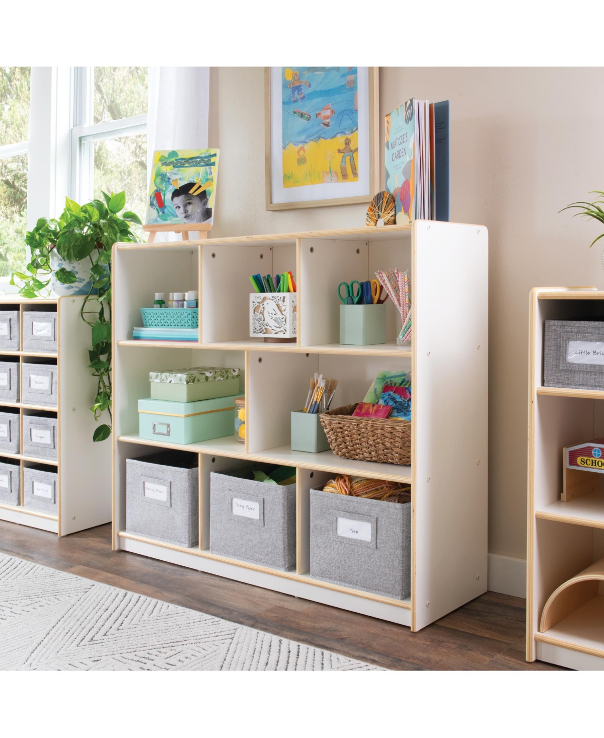 Click here for Guidecraft EdQ 3-Shelf 8-Compartment Storage 36&#x... prices