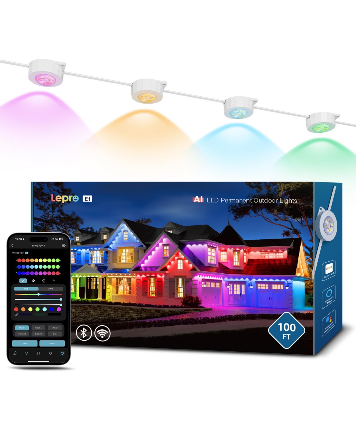 Click here for Lepro E1 Ai Permanent Outdoor Lights App Control... prices