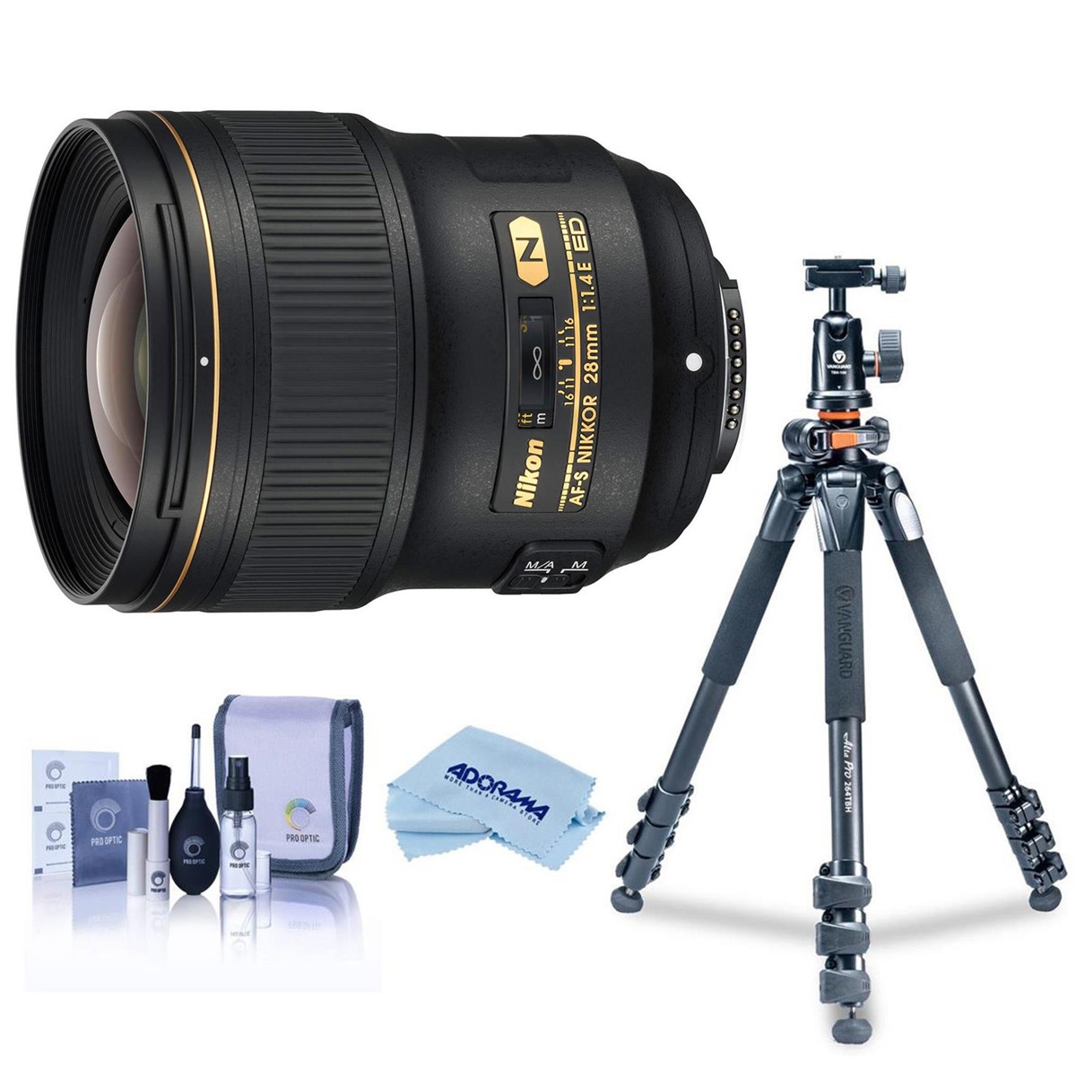 Click here for Nikon 28mm f/1.4E Af-s Nikkor Lens  Bundle with Va... prices