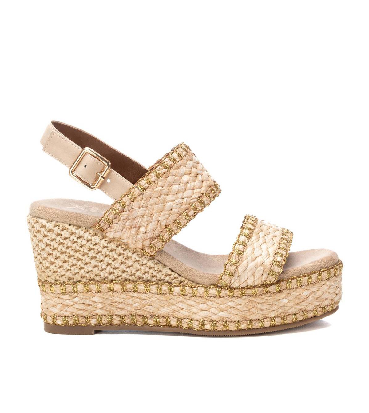 Click here for Womens Wedge Sandals By Xti - Beige prices