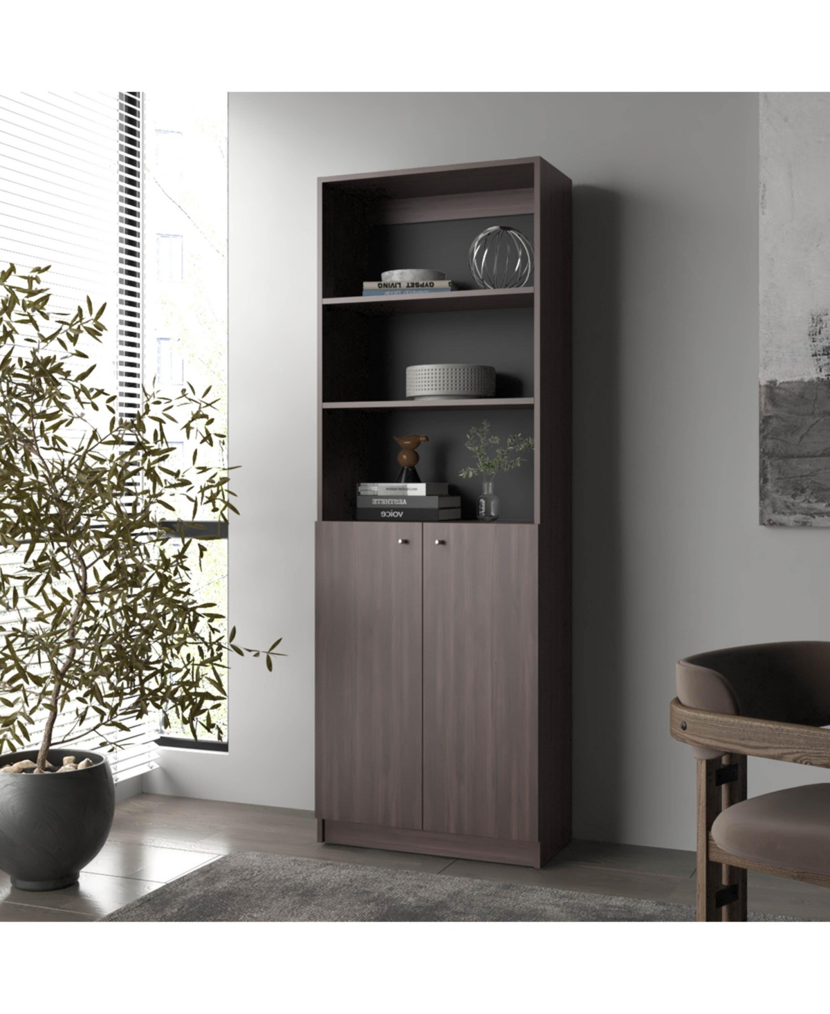 Click here for Beyerville Bookcase with Open Storage and 2 Doors... prices