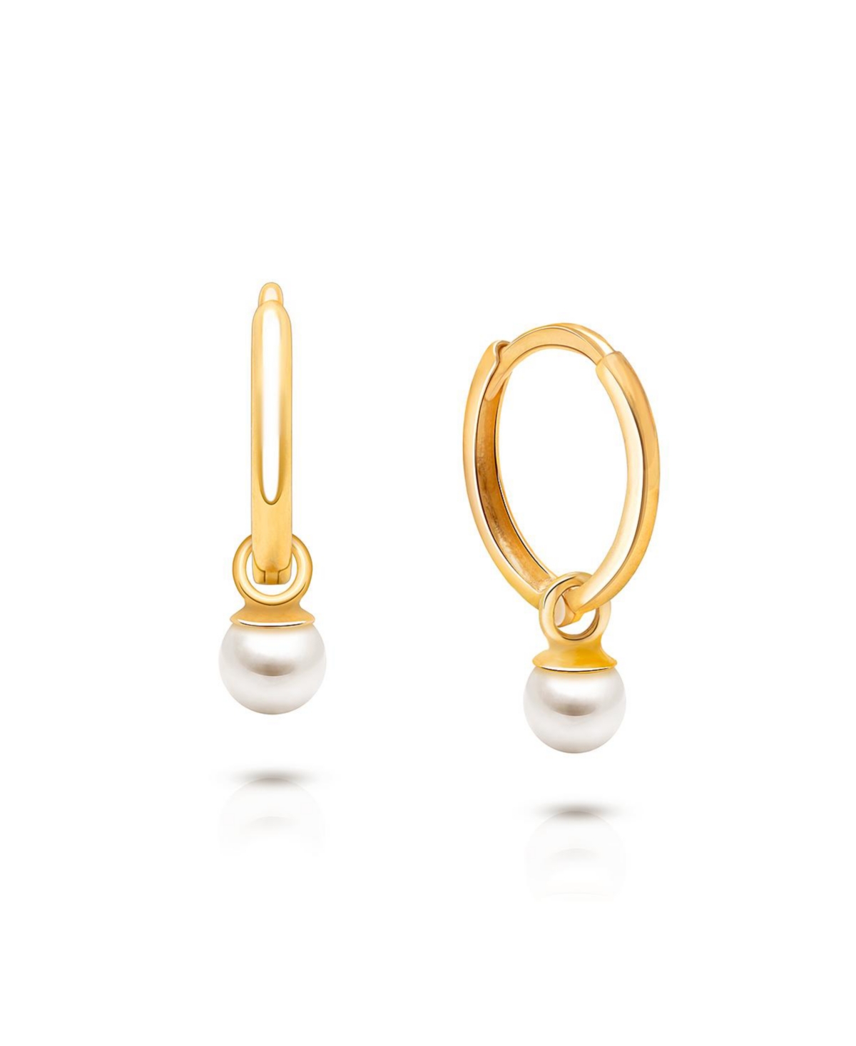 Click here for Tiny Blessings Childrens 14K Gold Pearl Drop Class... prices