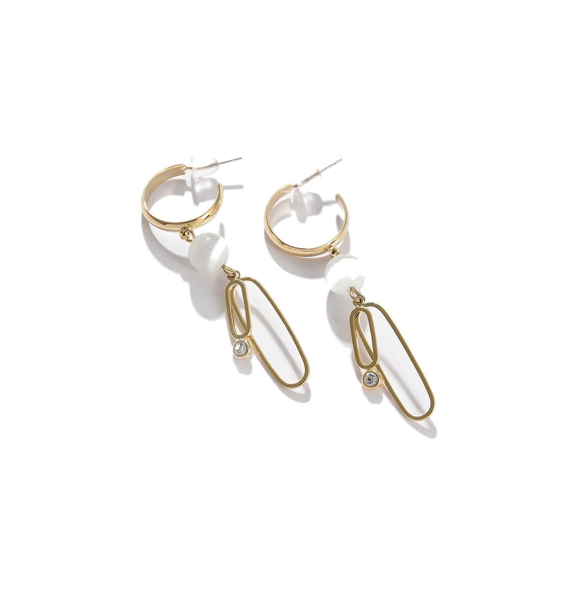 Click here for Sohi Womens Santorini Drop Earrings - White prices