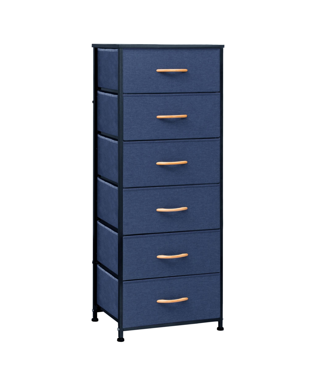 Click here for Steel and Fabric Six-Drawer Chest for Bedroom Clos... prices