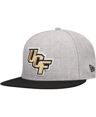 New Era Men's Heather Gray UCF Knights Logo 9FIFTY Snapback Hat - Macy's