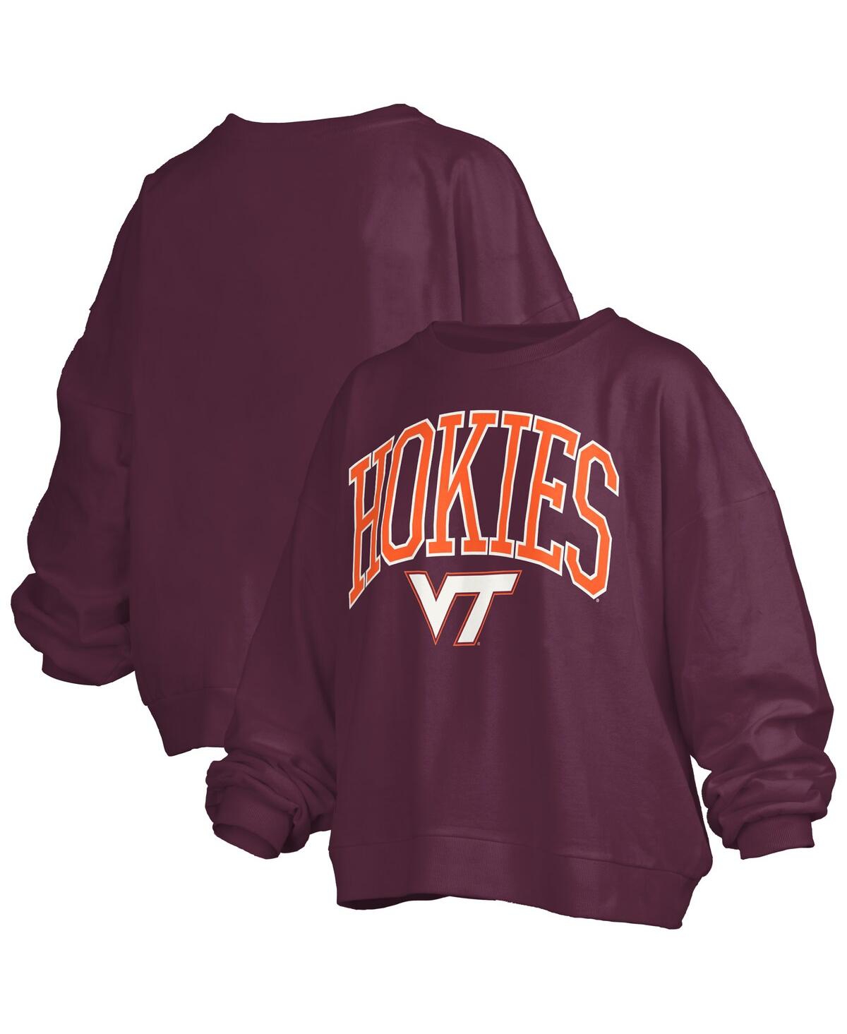 Click here for Pressbox Womens Maroon Virginia Tech Hokies Janise... prices