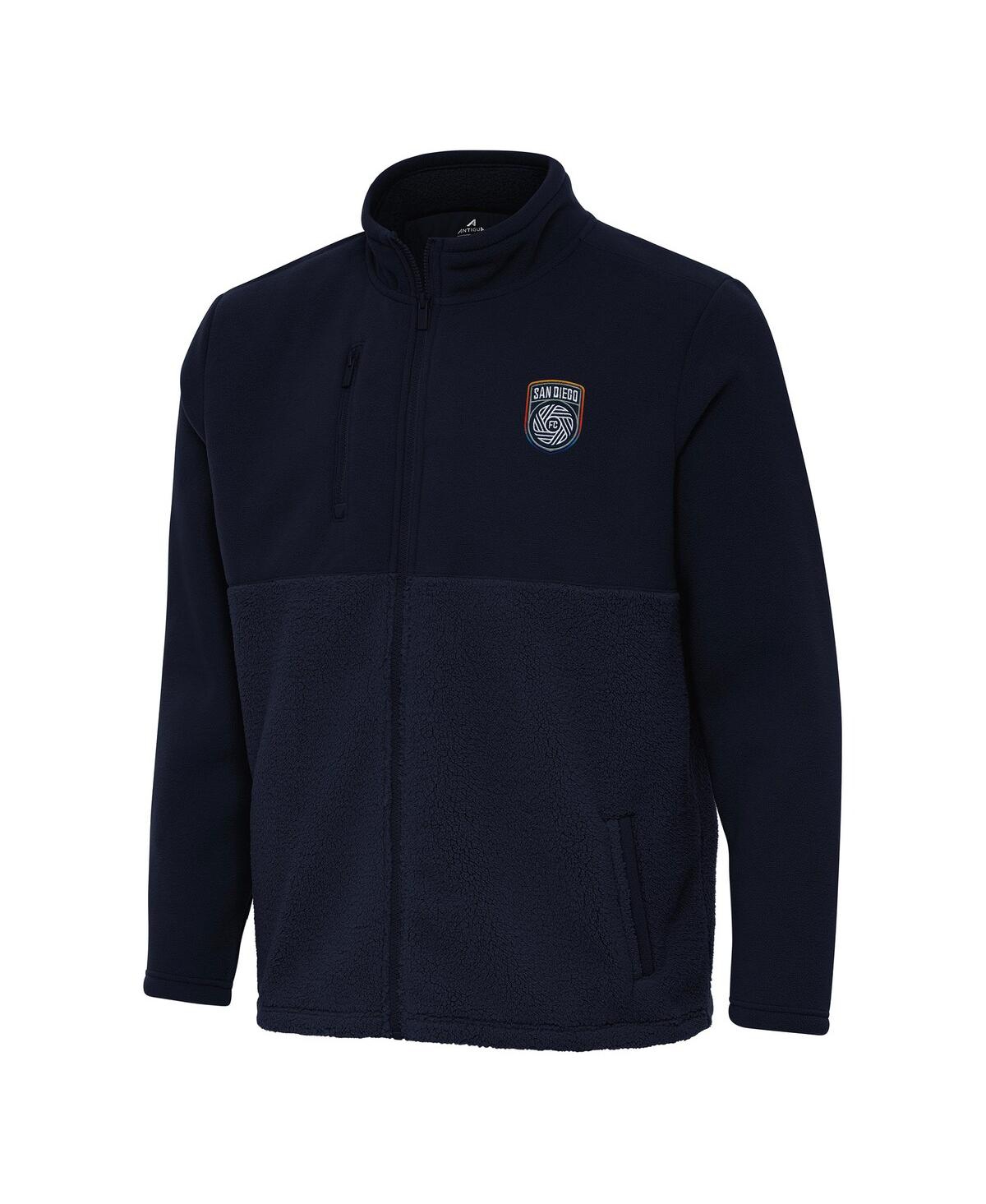 Click here for Antigua Mens Navy San Diego Fc Daily Fused Full-Zi... prices