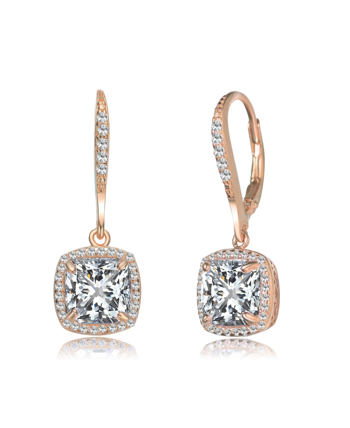Click here for Sterling Silver with Clear Round and Radiant Cubic... prices