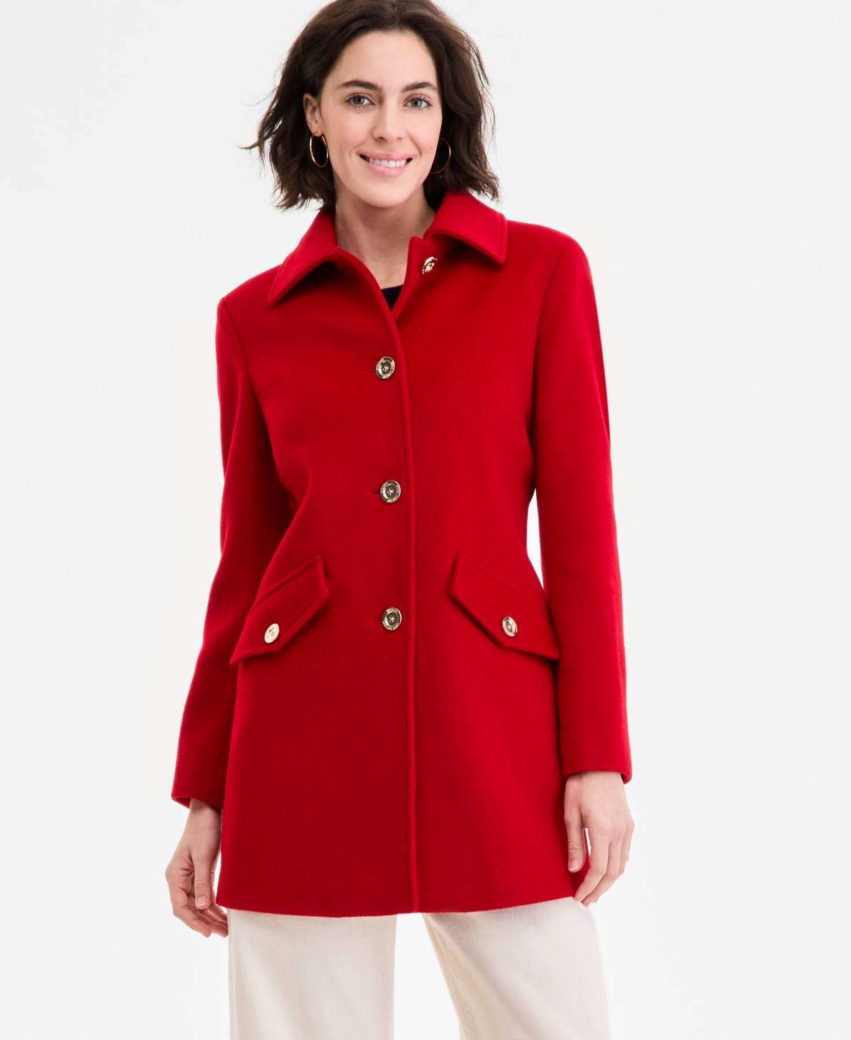 Click here for Michael Michael Kors Womens Collared Button-Front... prices