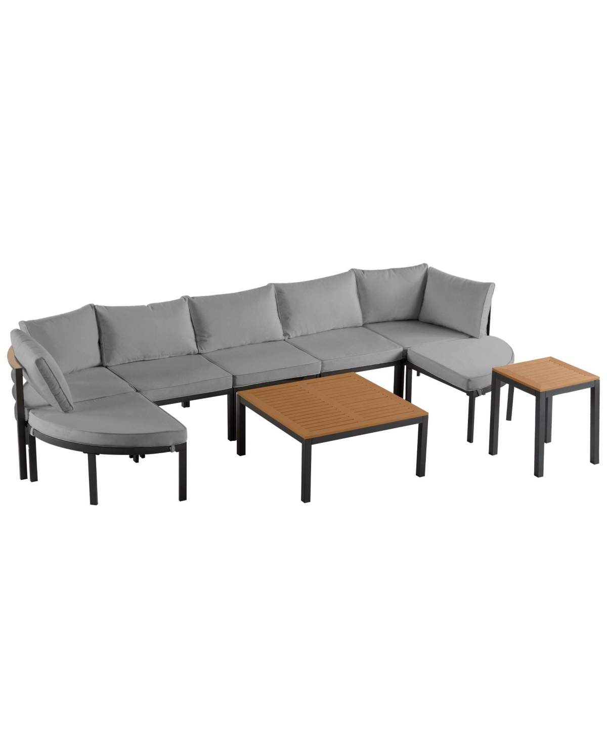 Click here for Mondawe Modern Outdoor Sectional Sofa Set Outdoor... prices