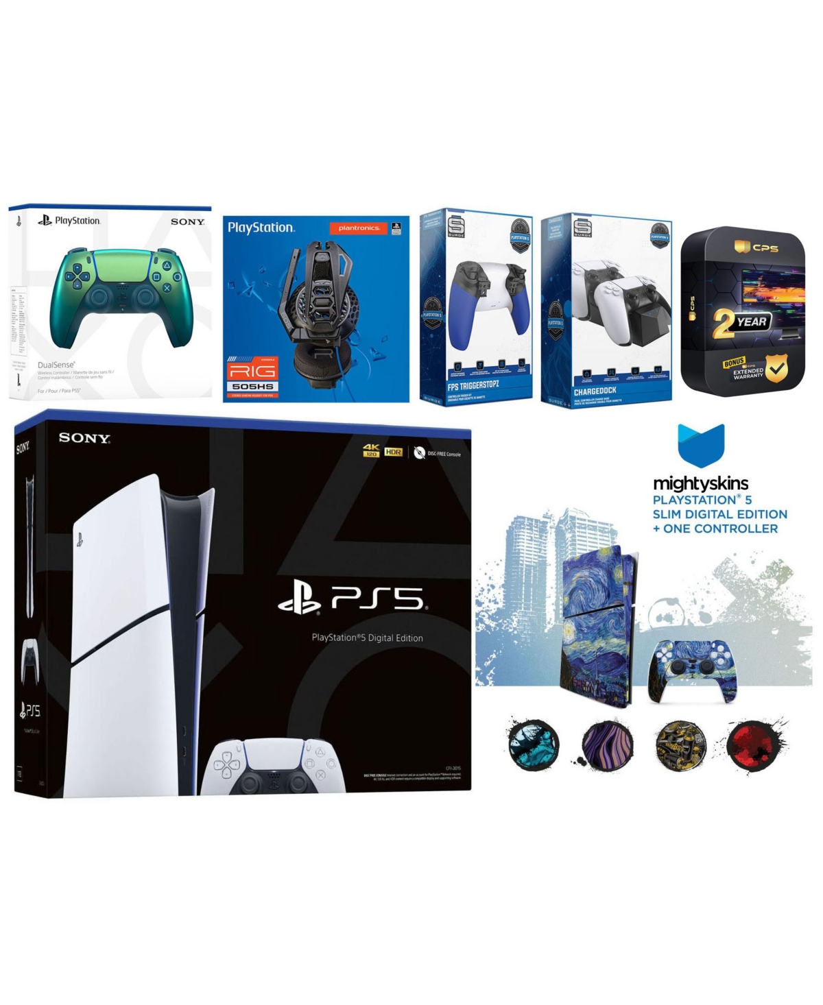 Click here for Sony Playstation 5 Slim Digital with Extra Volcani... prices