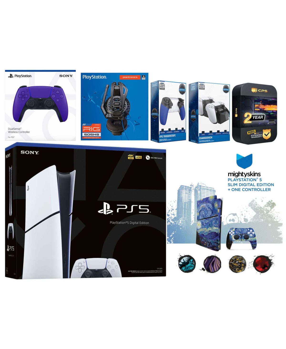 Click here for Sony Playstation 5 Slim Digital with Extra Volcani... prices