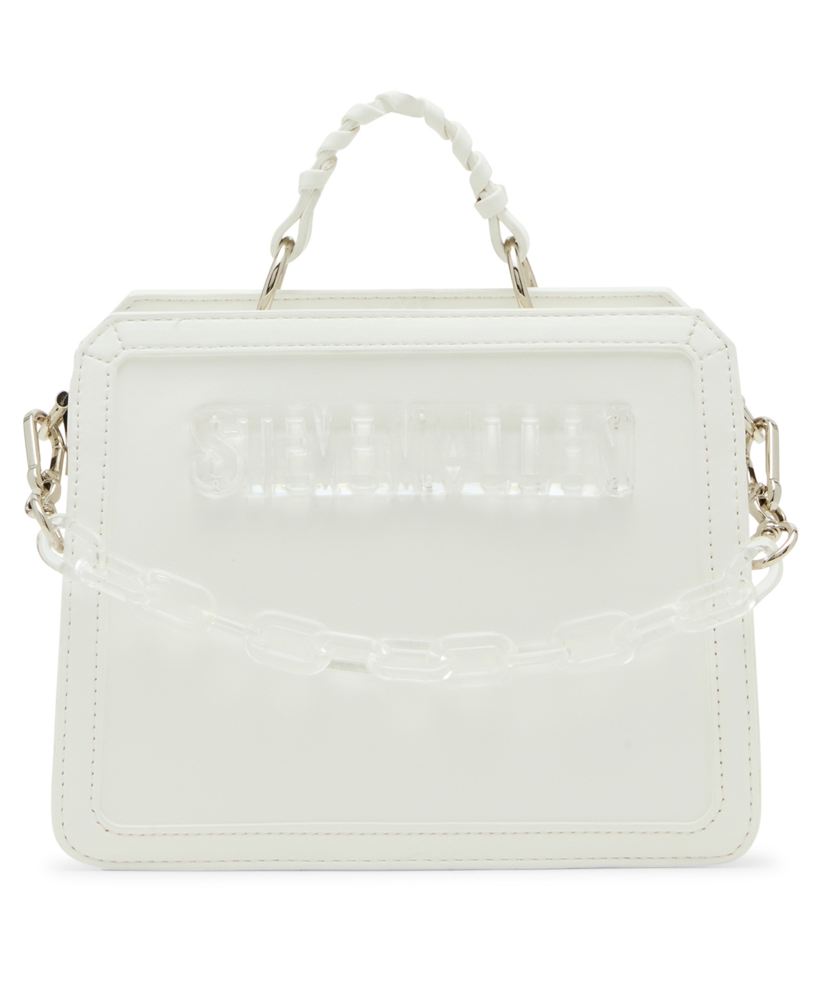 Click here for Steve Madden Evelyn-z Small Satchel Bag - White prices