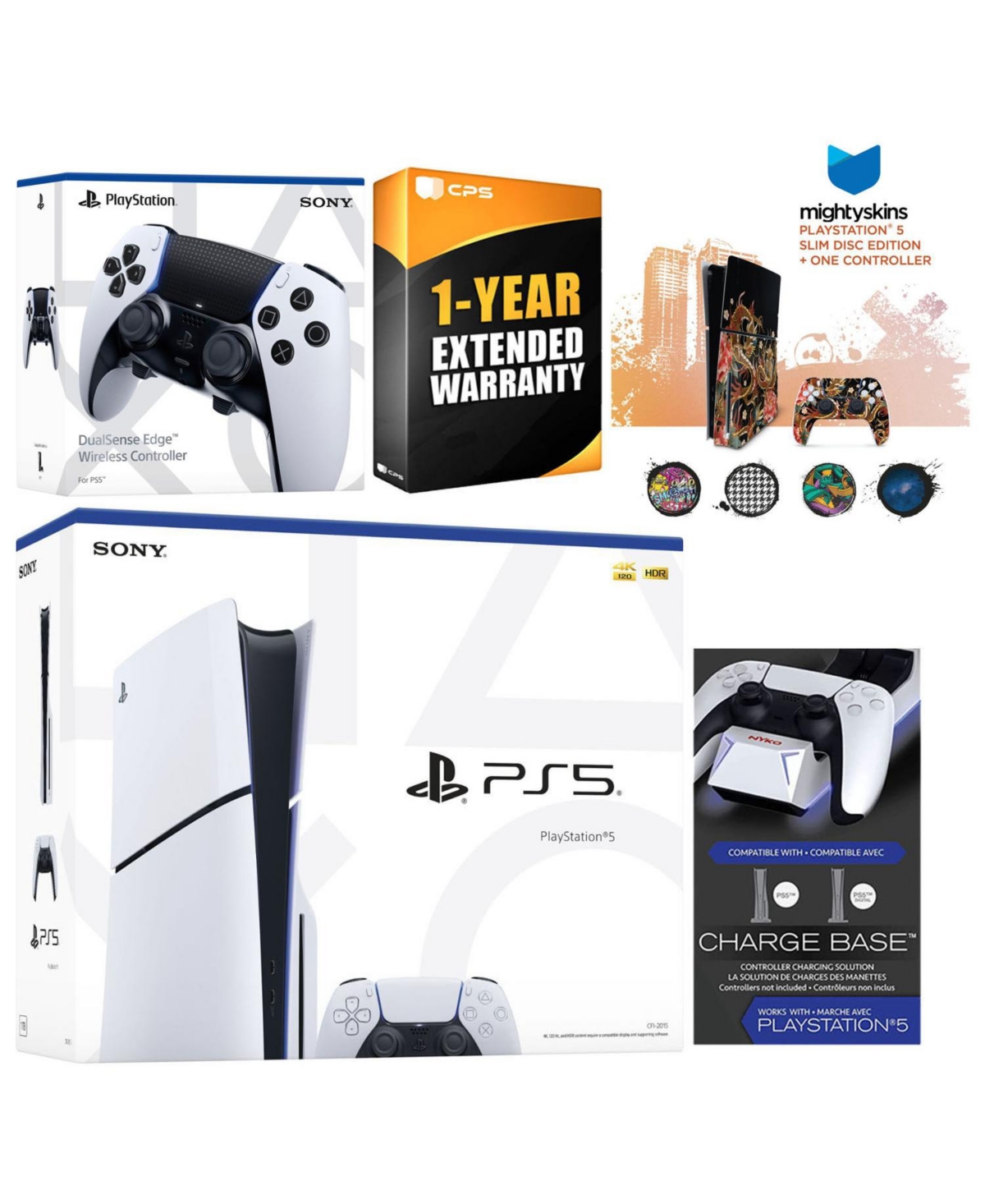 Click here for Sony Playstation 5 Slim Disc with Extra Edge Contr... prices