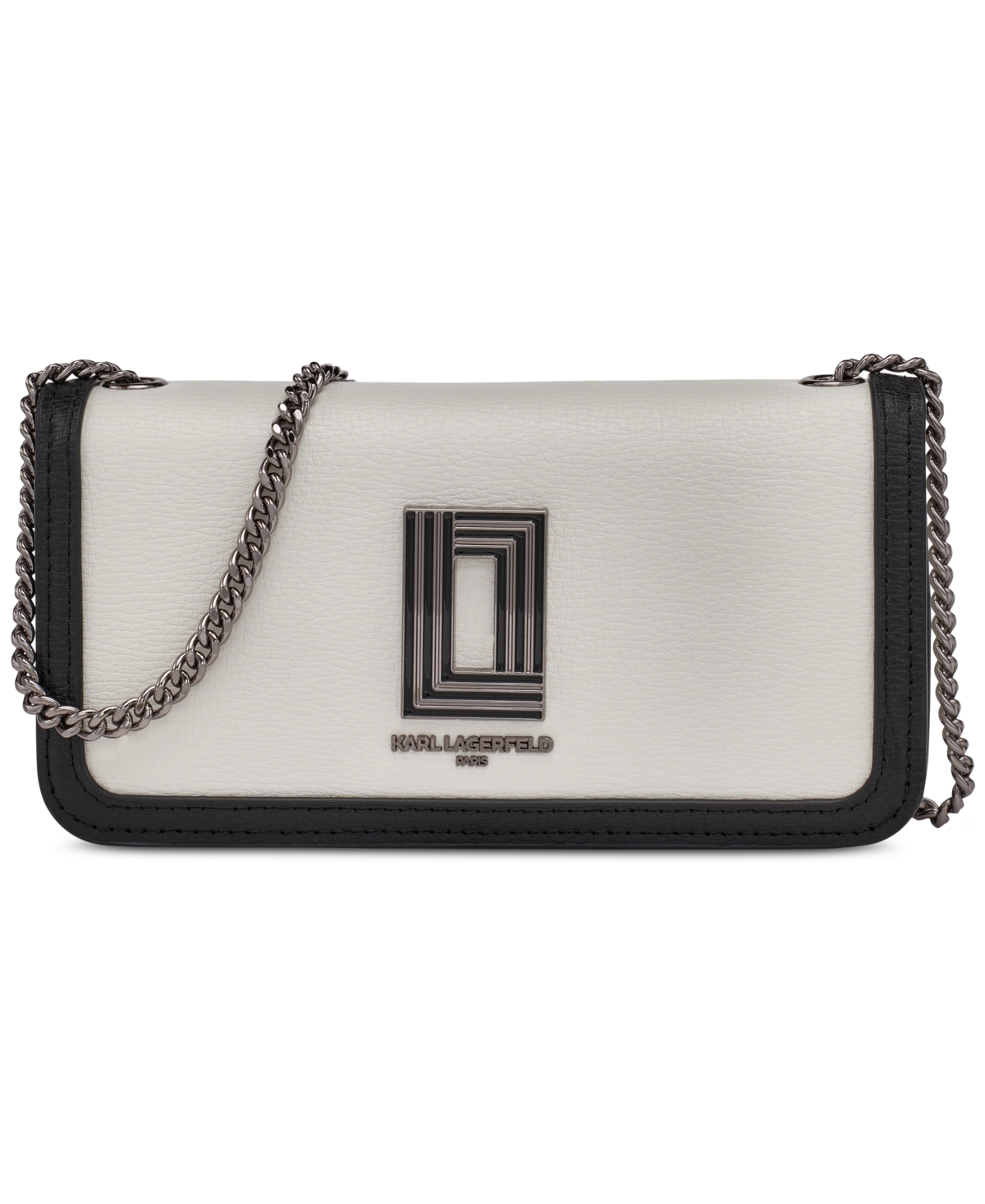 Click here for Karl Lagerfeld Paris Kosette Shoulder Bag - White/... prices