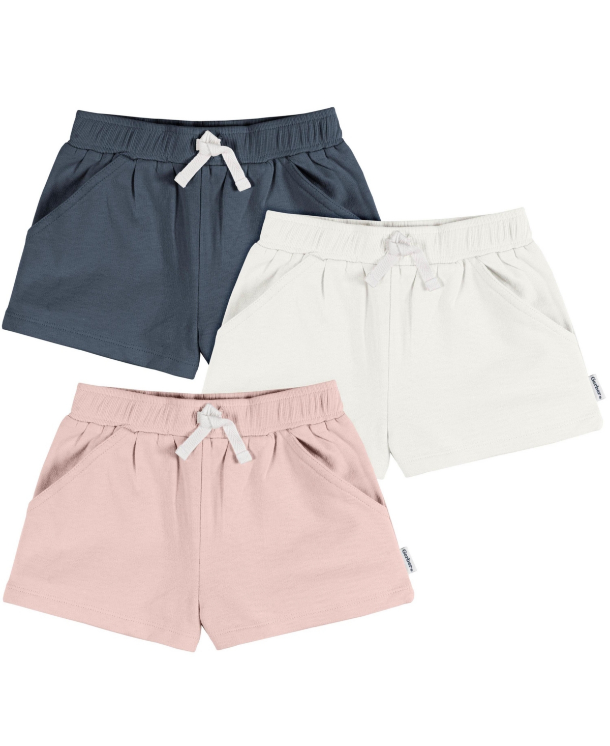 Click here for Gerber Toddler Girls Knit Shorts  3-Pack prices