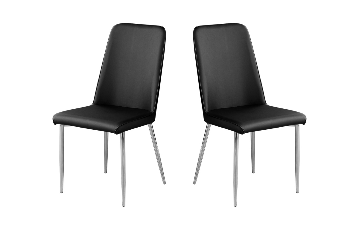 Click here for Set of Two Upholstered Faux Leather Dining Chairs... prices