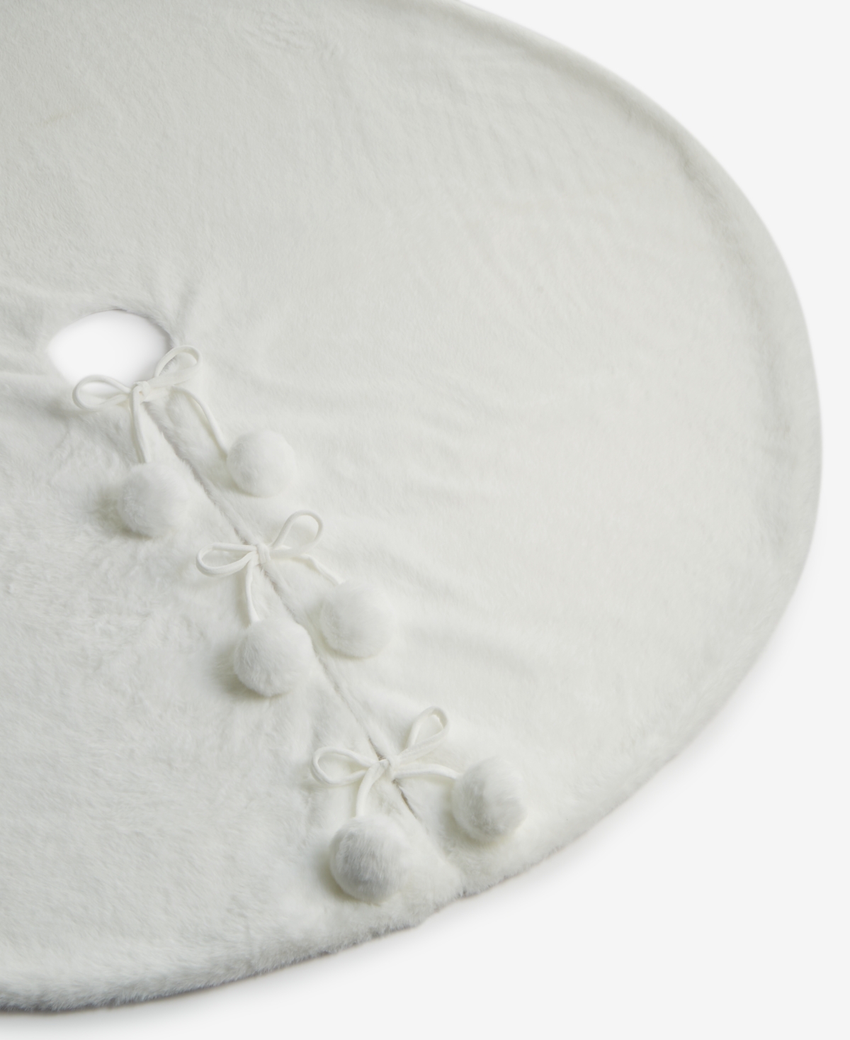 Click here for Holiday Lane Opulence Fuzzy White Tree Skirt  Macy... prices