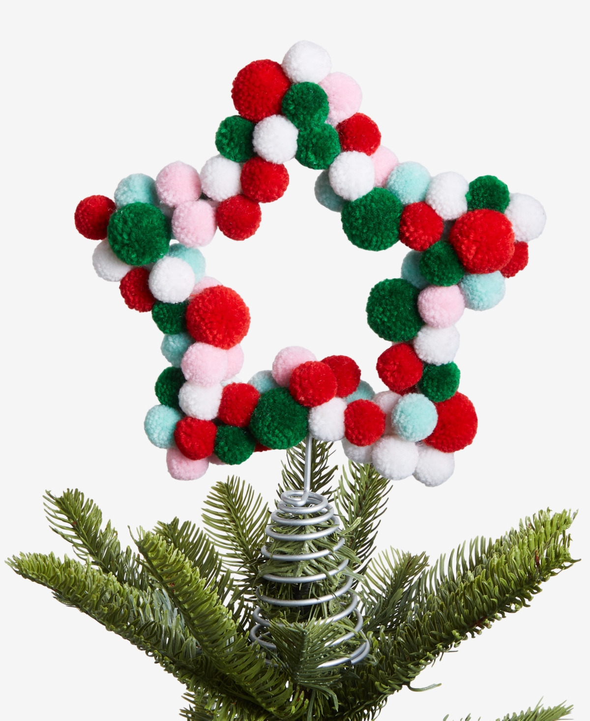 Click here for Holiday Lane Pom Pom Star Tree Topper  Macys Exclu... prices