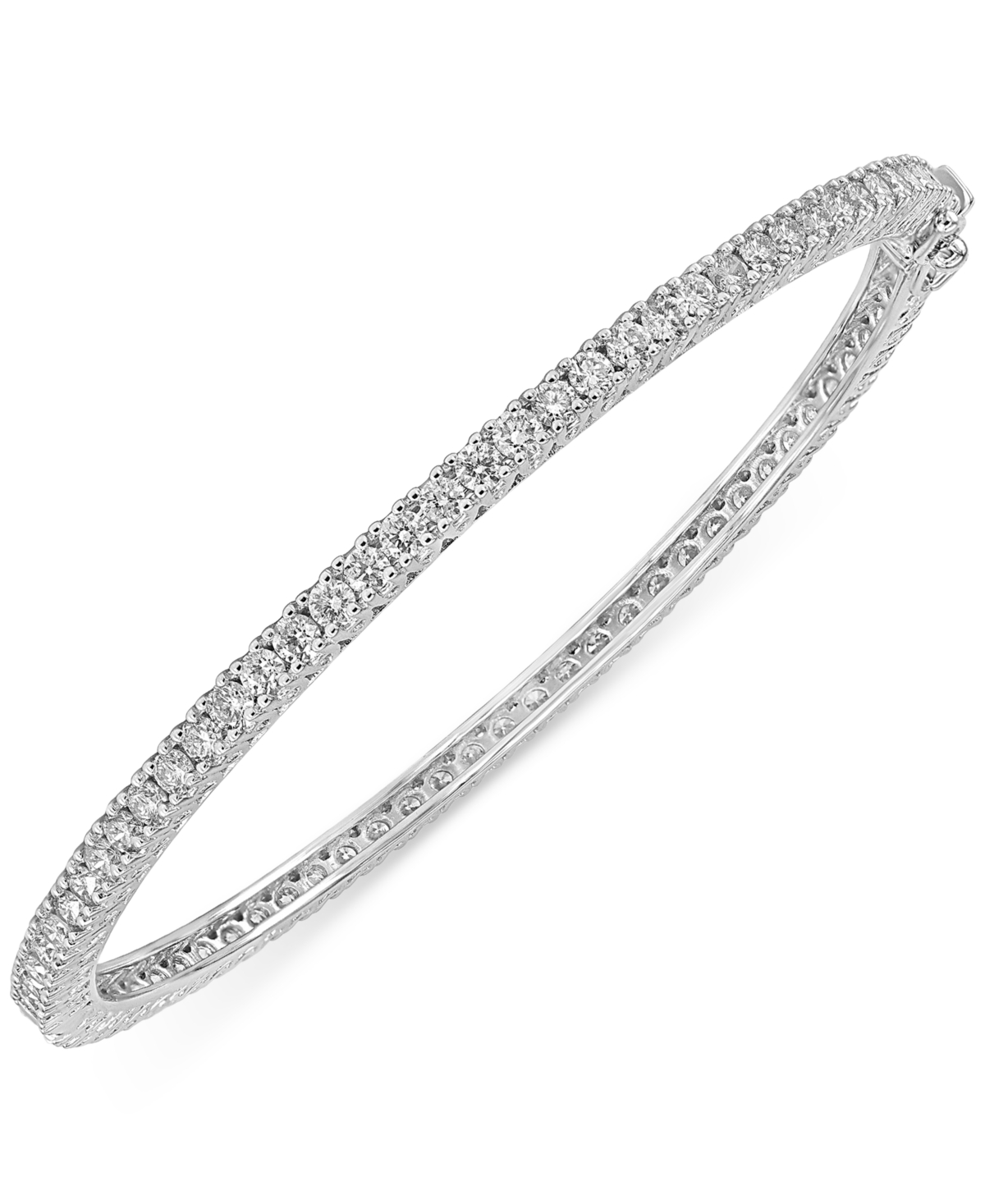 Click here for Diamond Bangle Bracelet (4 ct. t.w.) in 14k White... prices