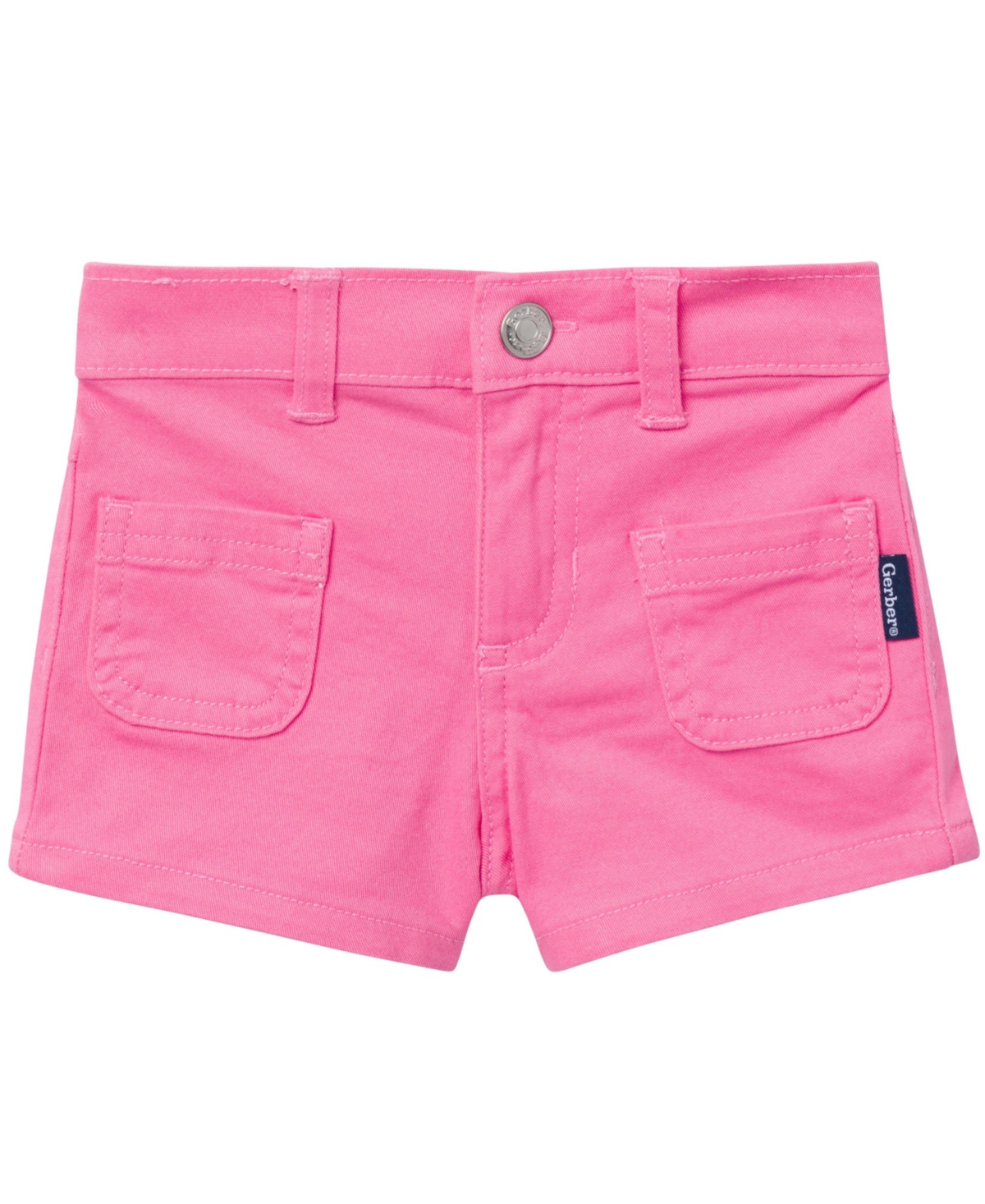 Click here for Gerber Toddler Girls Twill Shorts - Pink prices