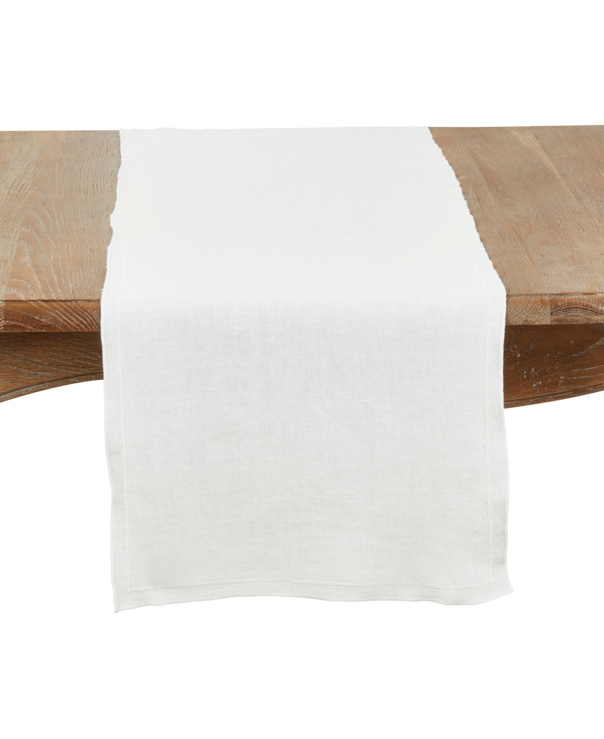 Click here for Saro Lifestyle Stonewashed Overlock Edge Table Run... prices