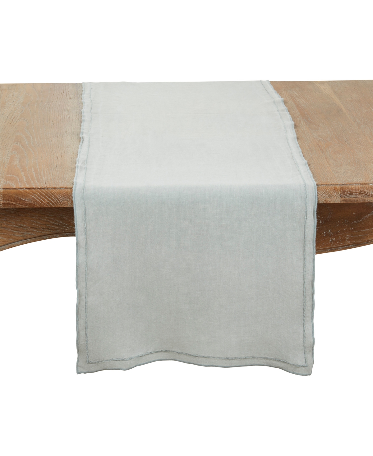 Click here for Saro Lifestyle Stonewashed Overlock Edge Table Run... prices