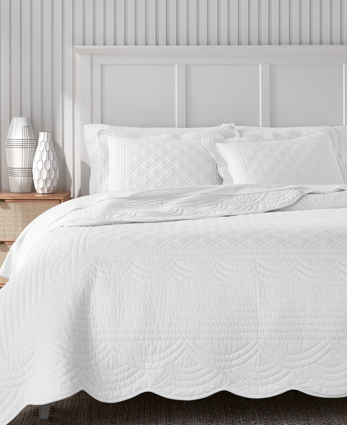 Click here for Charter Club Bailey Scallop 2-Pc. Quilt Set  Twin... prices
