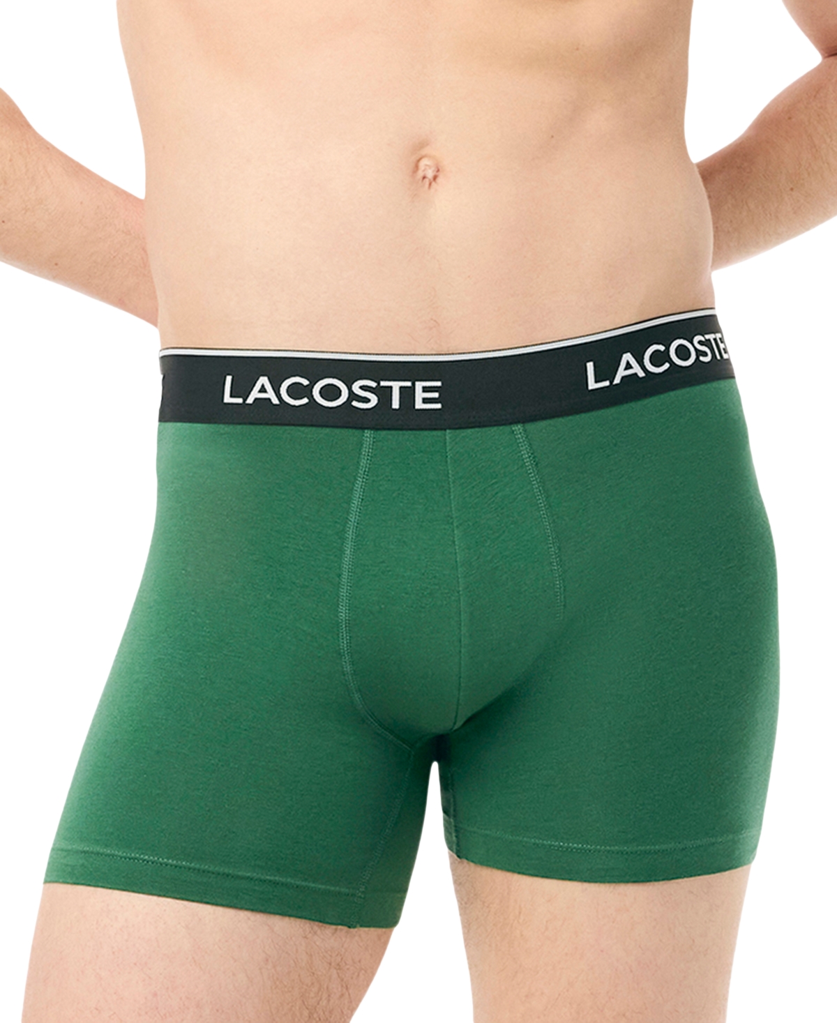 Click here for Lacoste Mens 3-Pack. Regular-Fit Logo Waistband 5... prices