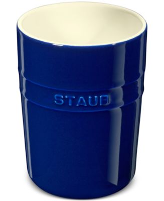 Staub Dark Blue Ceramic Utensil Holder - Macy's