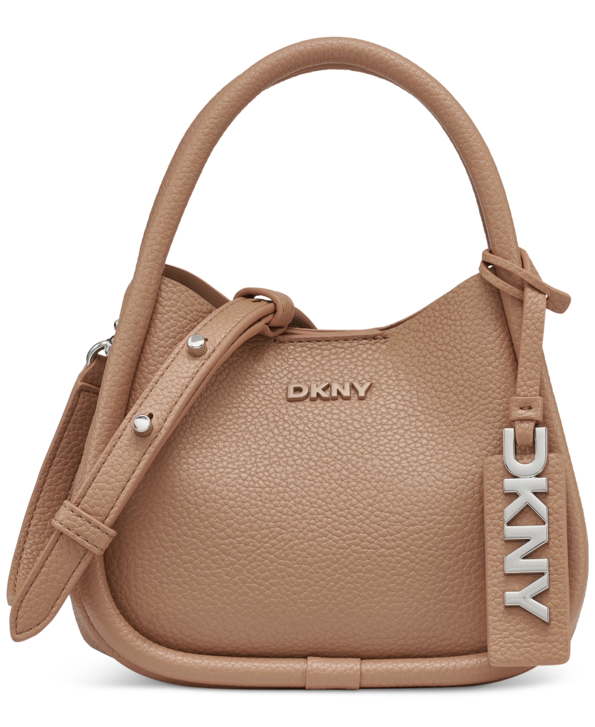Click here for Dkny Capri Mini Hobo Crossbody Bag - Cappucino prices