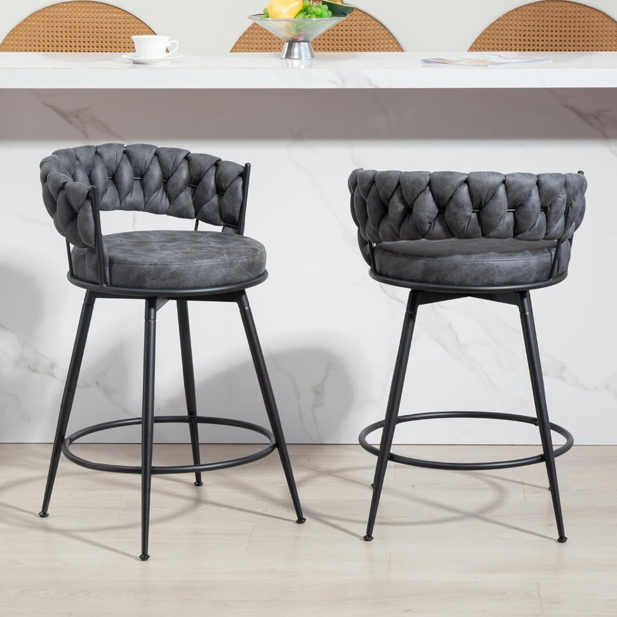 Click here for Dyhome 26 Inch Counter Height Bar Stools Set of 2... prices