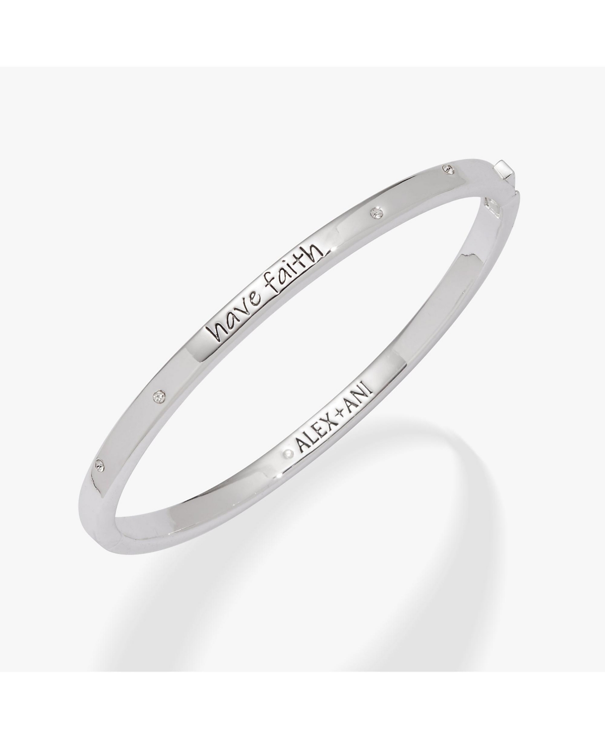 Click here for Have Faith Mantra Bangle Bracelet prices