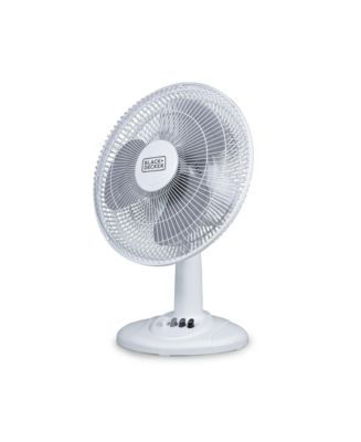 BLACK+DECKER Desk Fan for Home and Office, 12 inch Fan with 3 Speed ...