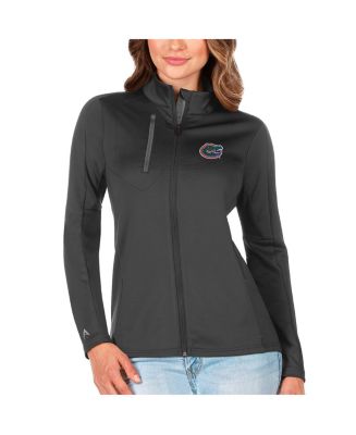 Antigua Women's Charcoal/Silver Florida Gators Generation Full-Zip ...