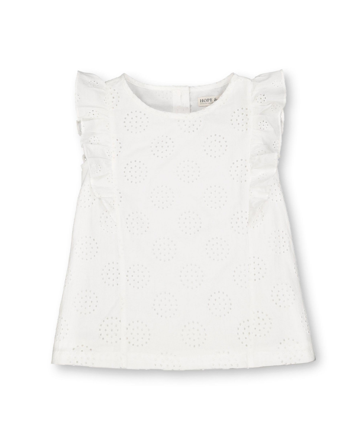 Click here for Hope & Henry Big Girls Woven A-Line Flutter Top -... prices